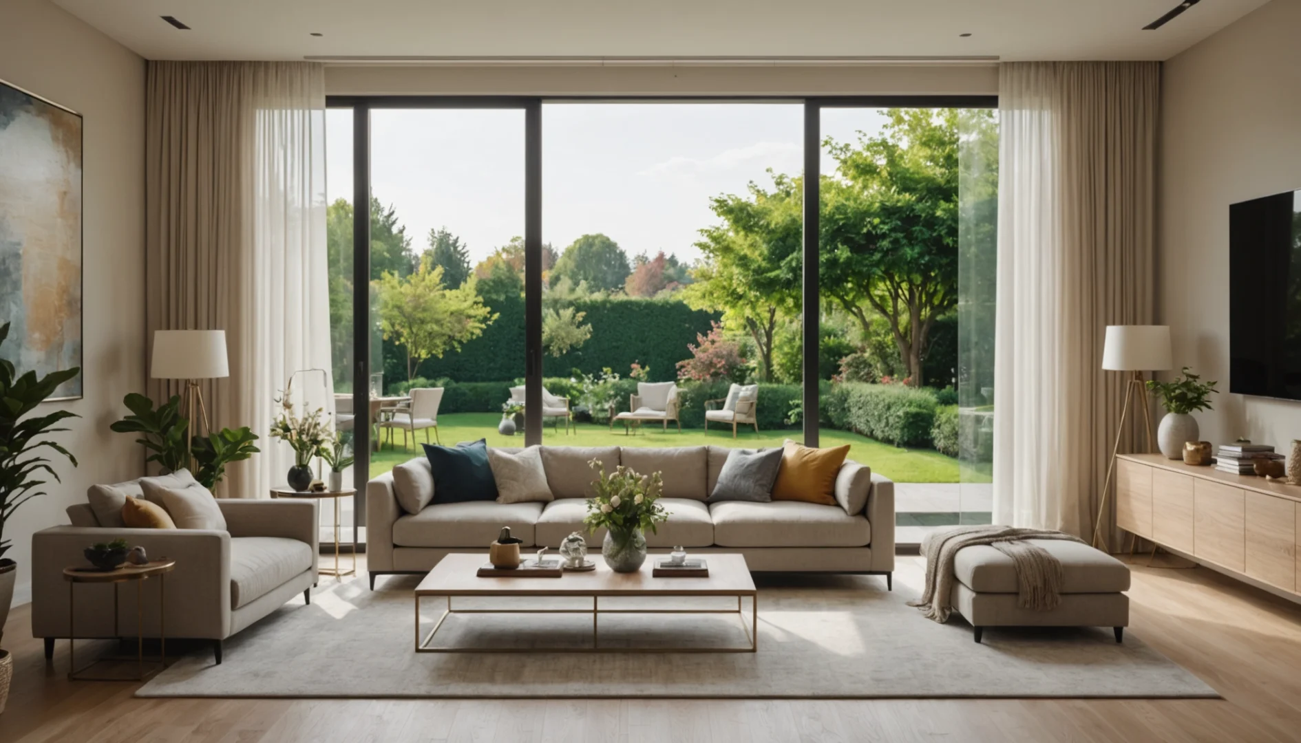 Grandes fenêtres : quels rideaux choisir